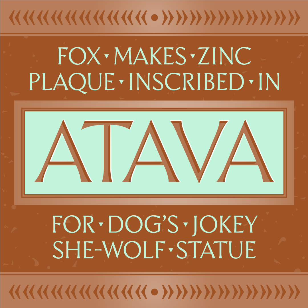 Delve Fonts - Atava